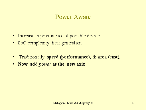 Power Aware